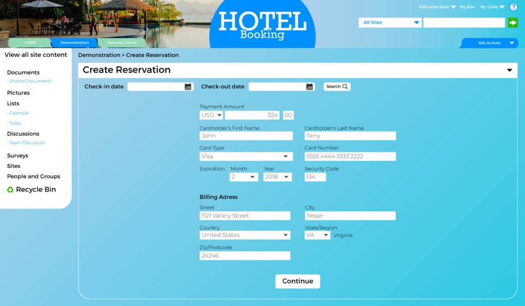 Hotel Management System - SBP